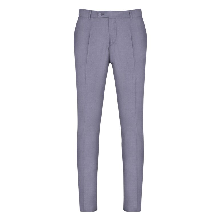Prince Oliver Παντελόνι Υφασμάτινο Γκρι 100% Wool Touch (Modern Fit ...
