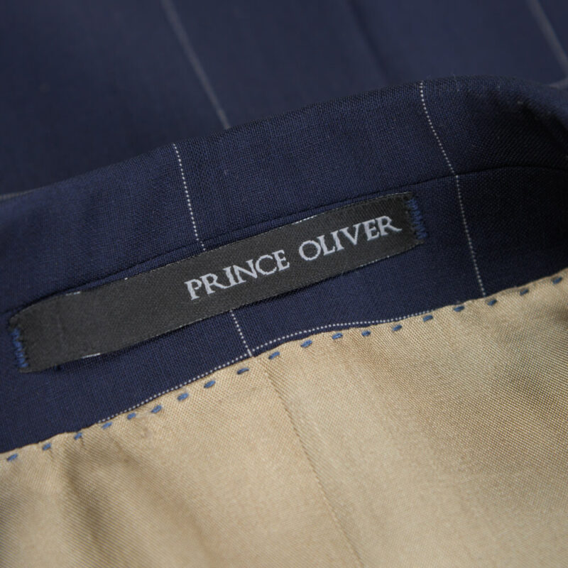 Prince Oliver Κοστούμι Μπλε Σκούρο Καρό (Modern Fit) - Prince Oliver