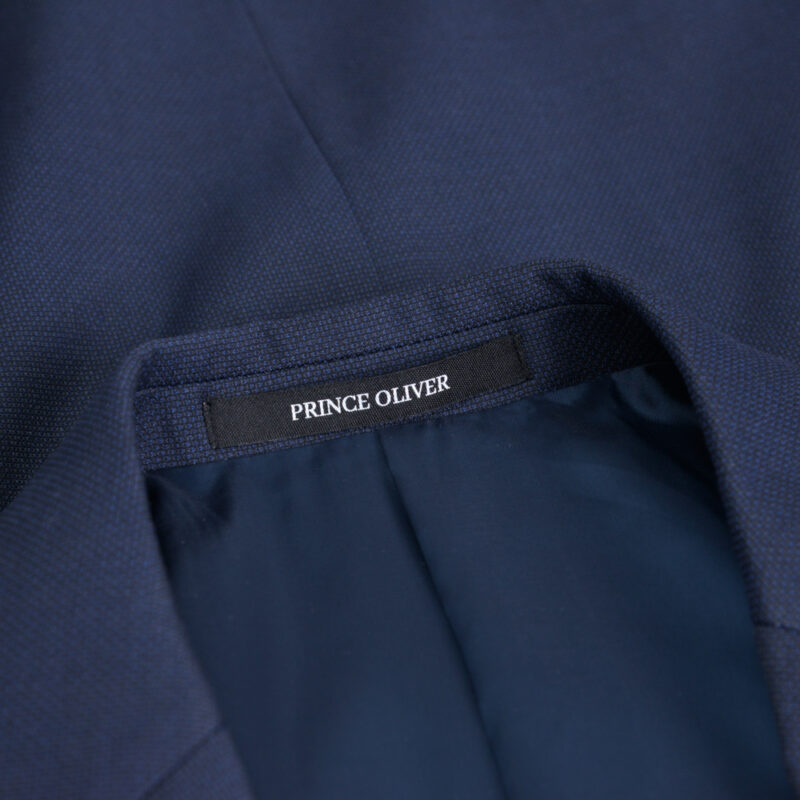 Suit Blue Textured Elegance Elegance Slim Fit - Prince Oliver